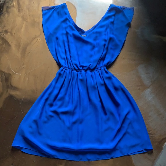 Gianni Bini | Dresses | Gianni Bini Blue Dress Slit In The Back | Poshmark
